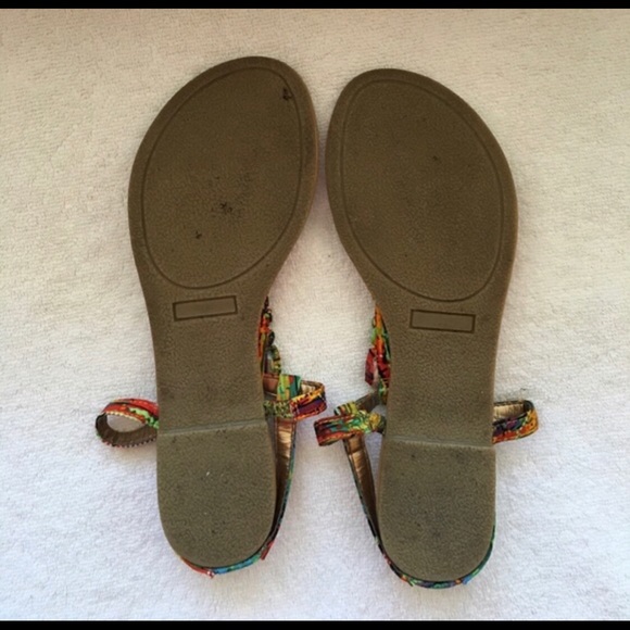 Soda | Shoes | Super Cute Multicolor Bohemian Sandals | Poshmark